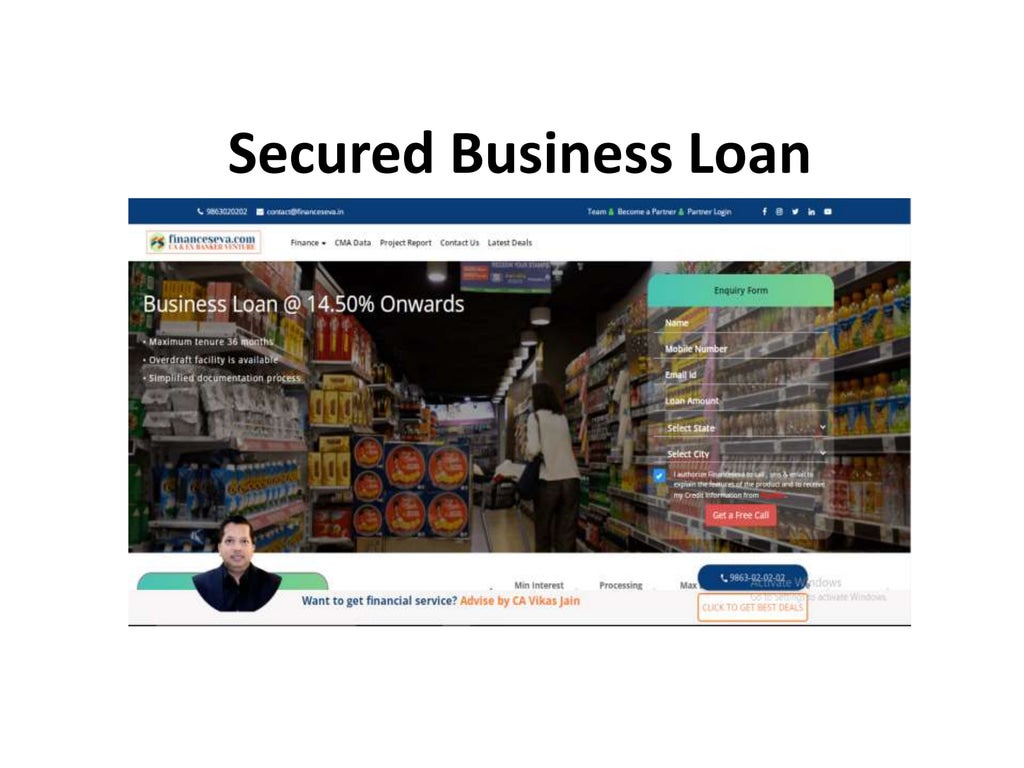 Secured Business Loan | PPT