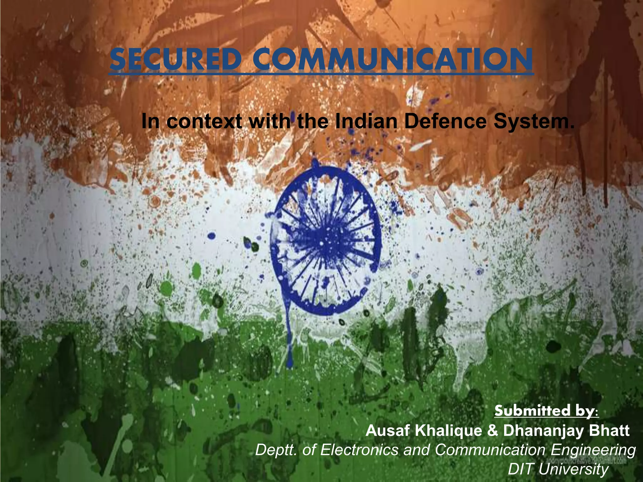 Secured communication | PPTX