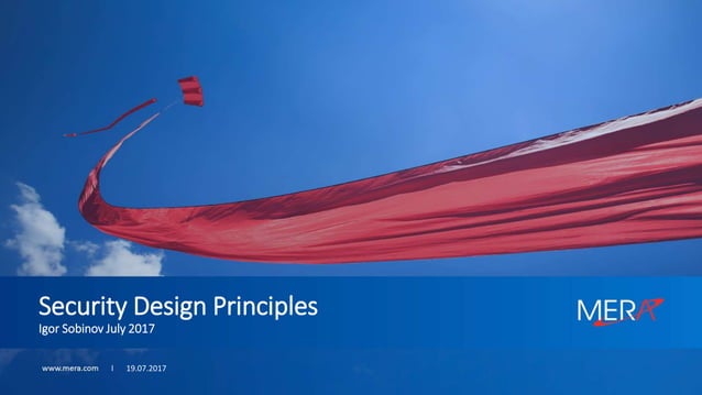 SDL: Secure design principles | PPTX