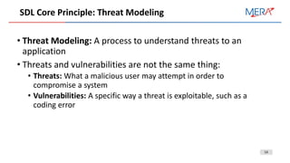 SDL: Secure design principles | PPTX