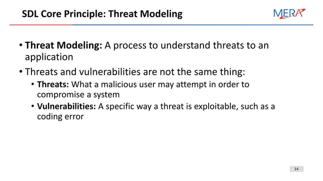 SDL: Secure design principles | PPTX