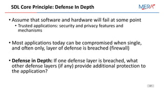 SDL: Secure design principles | PPTX