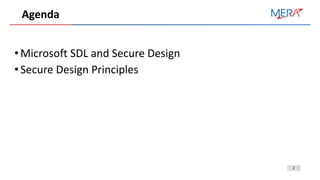 SDL: Secure design principles | PPTX