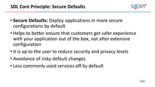 SDL: Secure design principles | PPTX