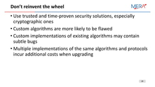 SDL: Secure design principles | PPTX