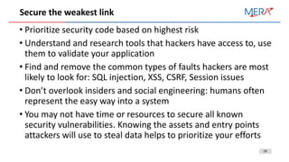 SDL: Secure design principles | PPTX