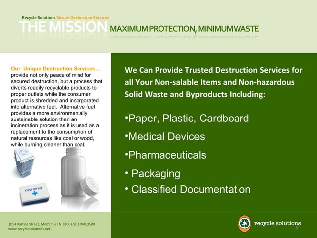 Secure destruction services | PPT