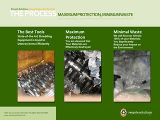 Secure destruction services | PPT