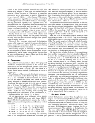 Secure distributed deduplication systems with improved reliability 2 | PDF