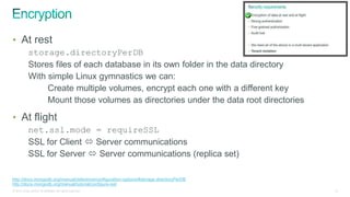 Securing MongoDB to Serve an AWS-Based, Multi-Tenant, Security-Fanatic SaaS Application | PPT