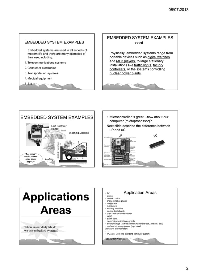 Embedded system (Chapter 1) | PDF