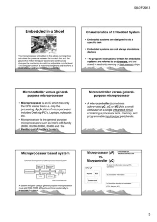 Embedded system (Chapter 1) | PDF