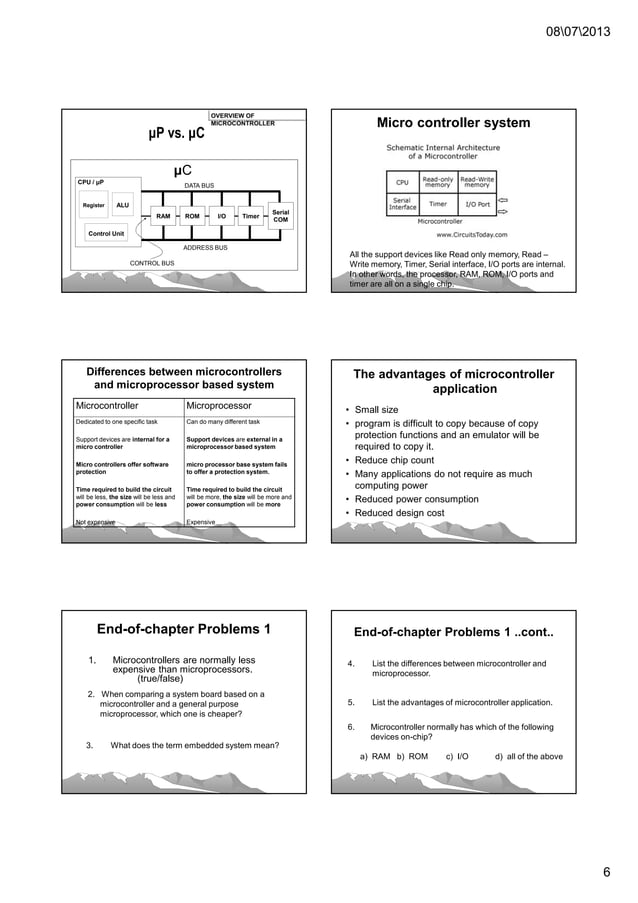 Embedded system (Chapter 1) | PDF