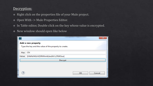 Secured properties file – mule | PPSX