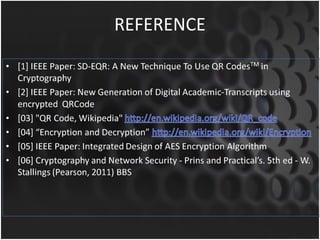 Secured qr code [Pankaj Jeswani and Team] | PPT | Free Download