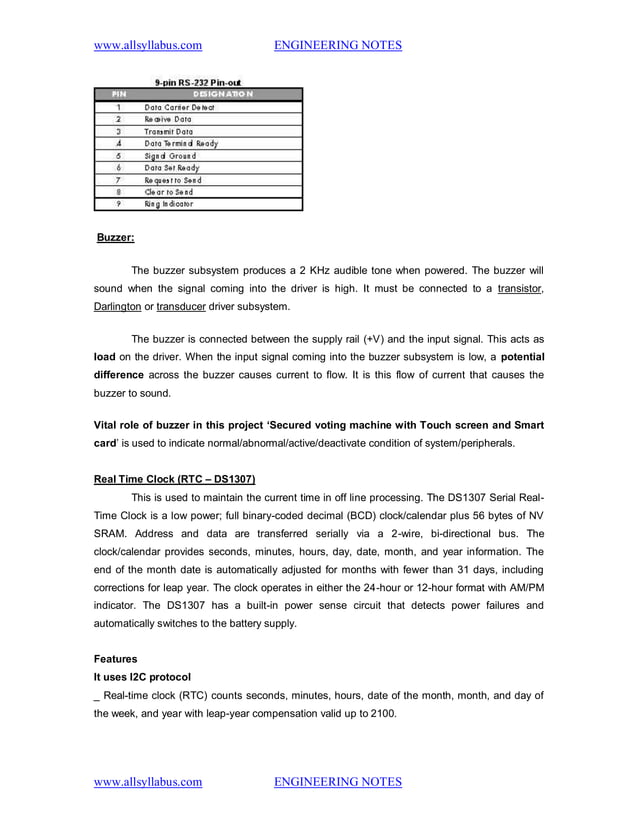 Secured voting machine with touch screen & smart card | PDF