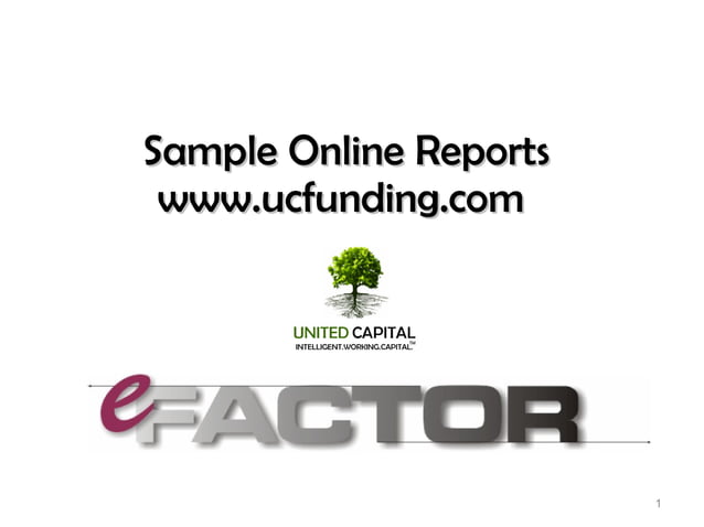 Secure efactor online tools and reporting february 2012 | PPT