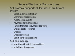 Secure electronic transaction | PPSX