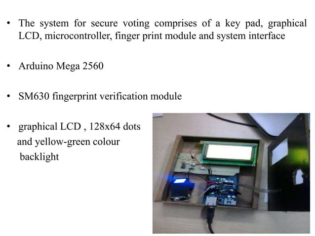 Secure Electronic Voting System Using Fingerprint Technique Pptx
