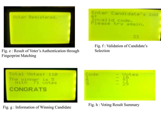 Secure electronic voting system using fingerprint technique