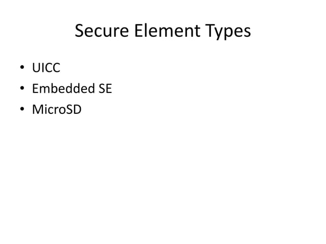 Secure element content | PDF | Operating Systems | Computer Software ...