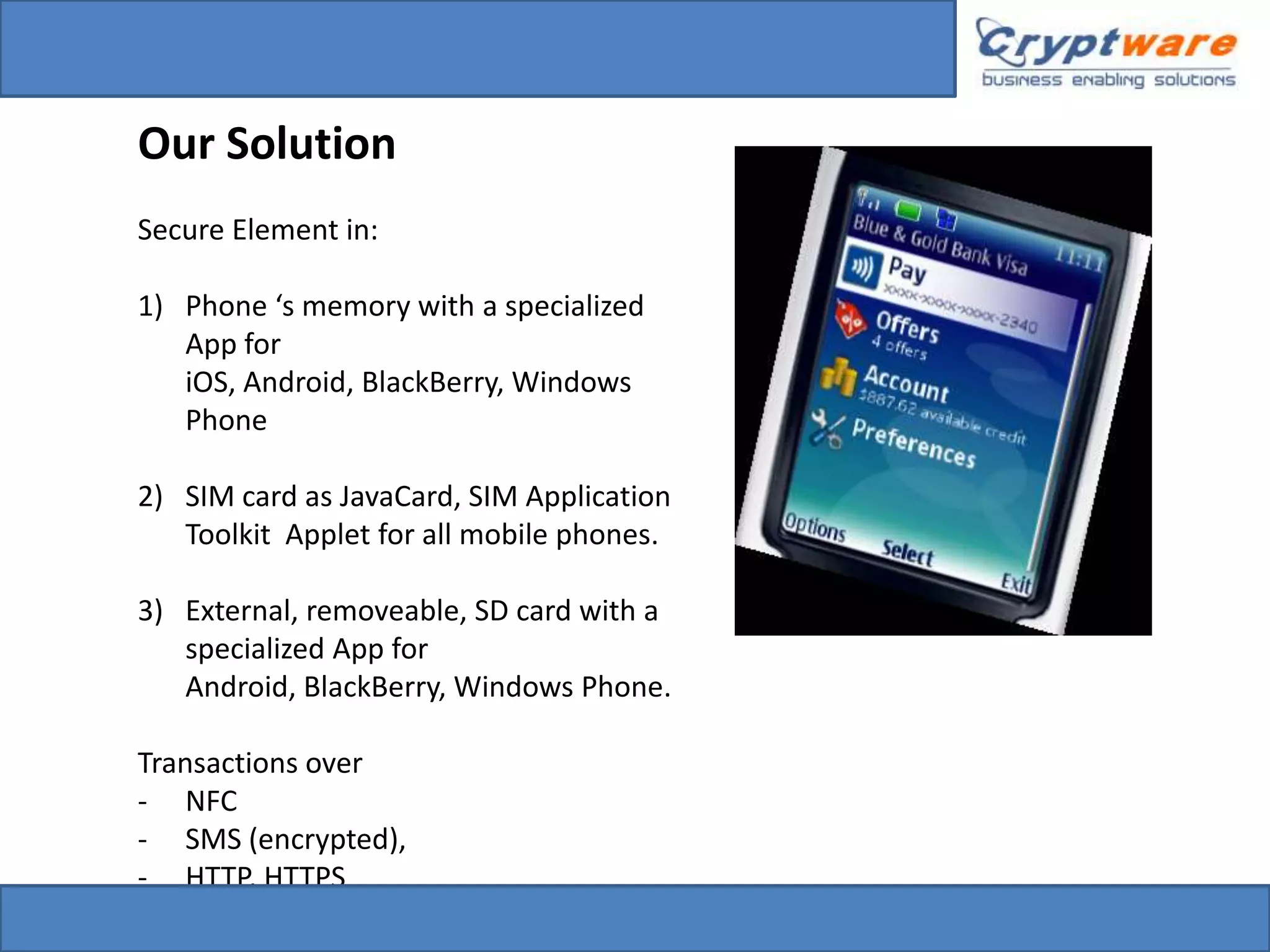 Secure Element Solutions | PPTX
