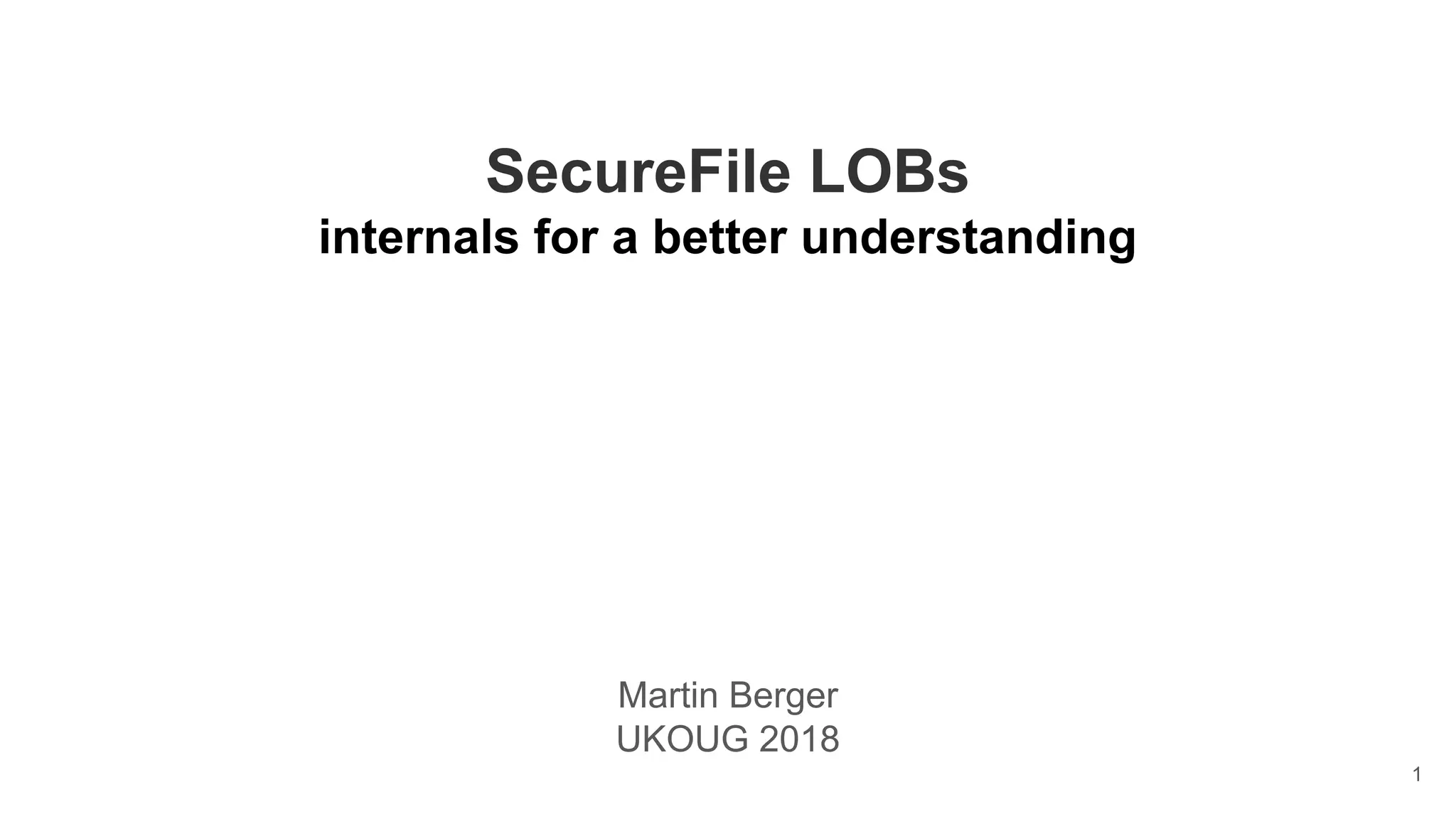 Securefile LOBs | PDF | Databases | Computer Software and Applications