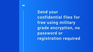 Secure file transfer | PDF