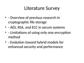 Secure_File_Storage_Hybrid_Cryptography.pptx.. | PPT