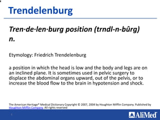 Secure Fit TPS - Trendelenburg Positioning System | PPTX