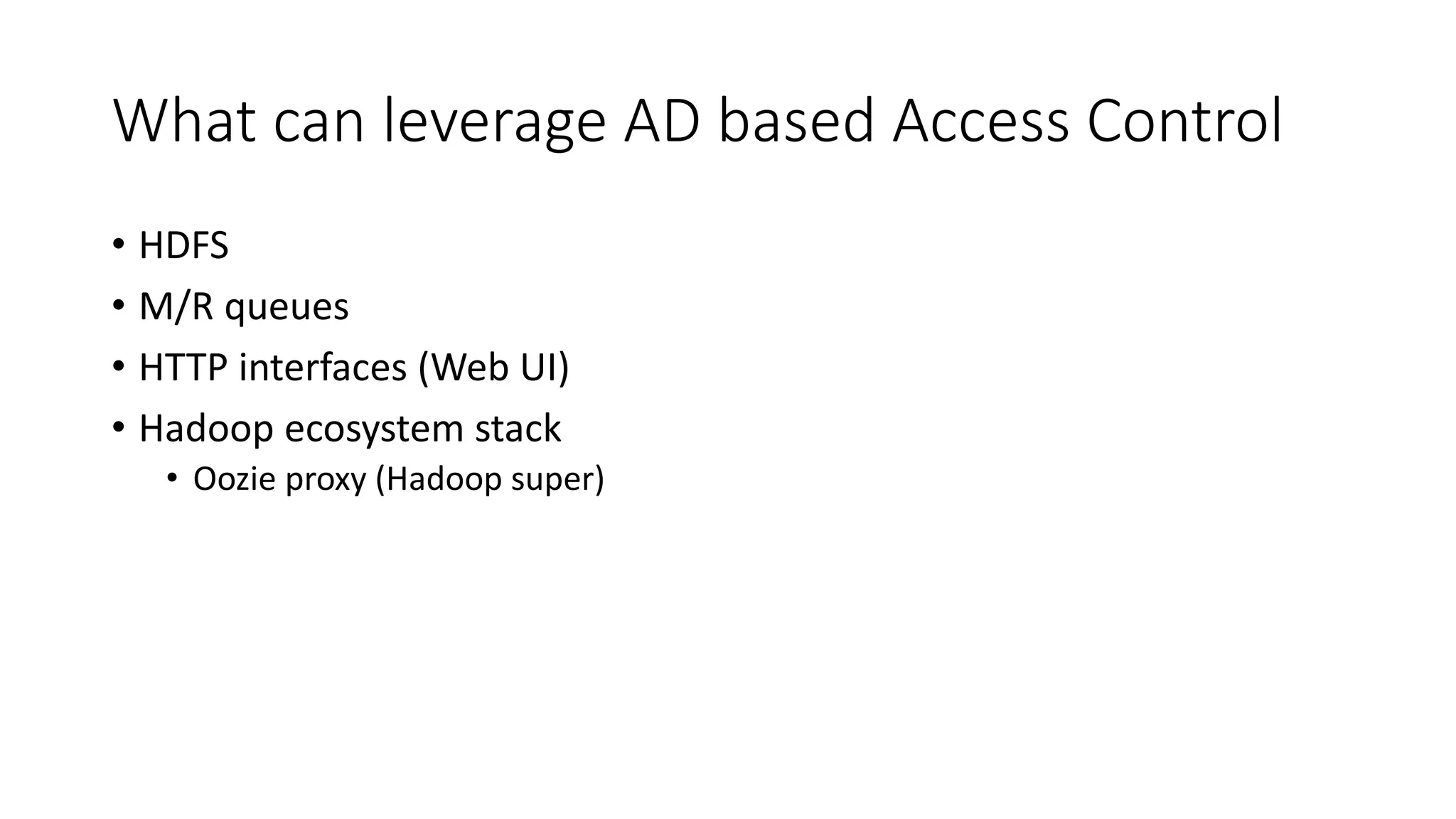 Secure Hadoop Clusters On Windows Platform Ppt