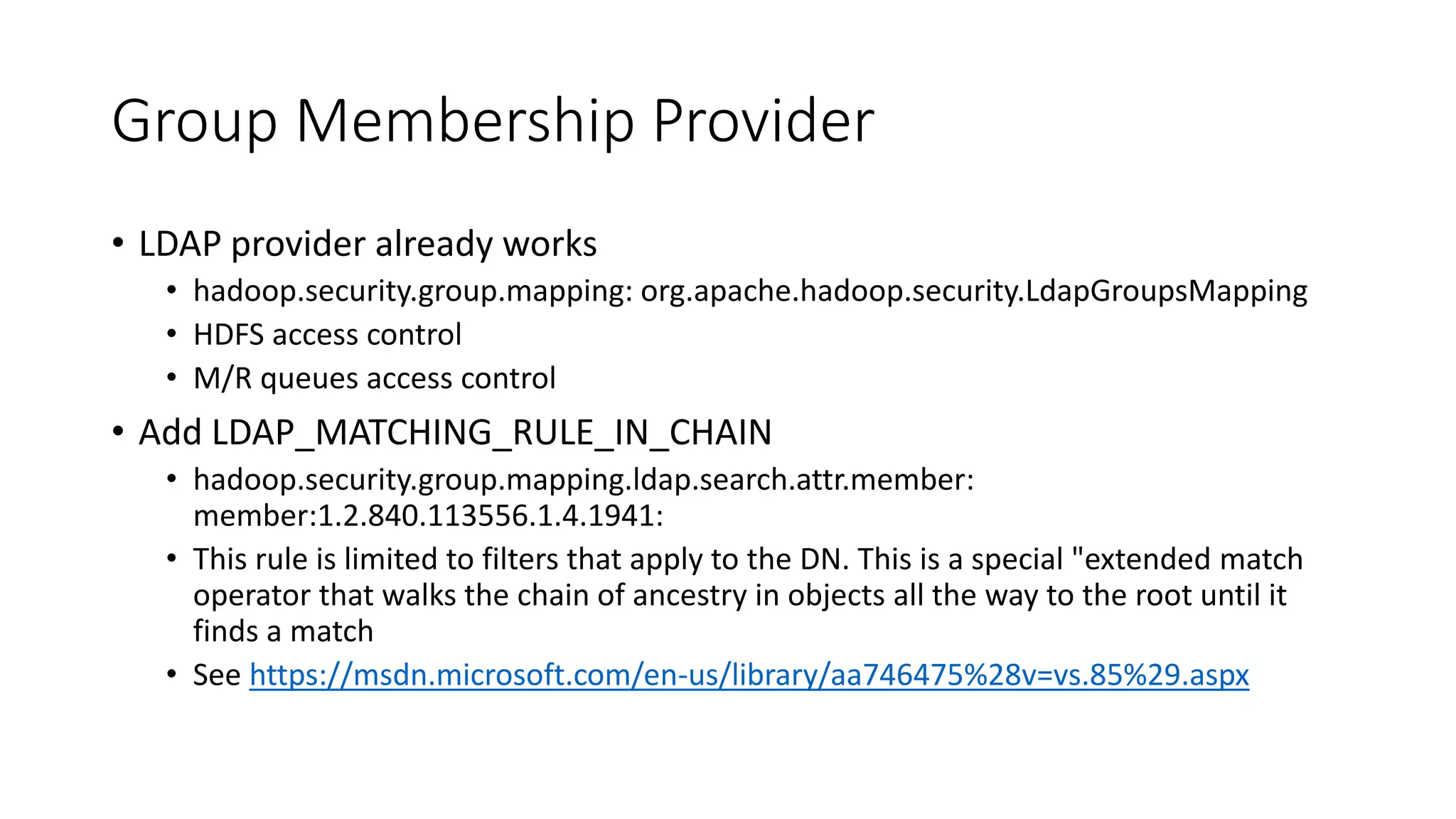 Secure Hadoop Clusters On Windows Platform Ppt