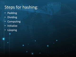 Secure Hashing Techniques - Introduction | PPTX | Programming Languages | Computing