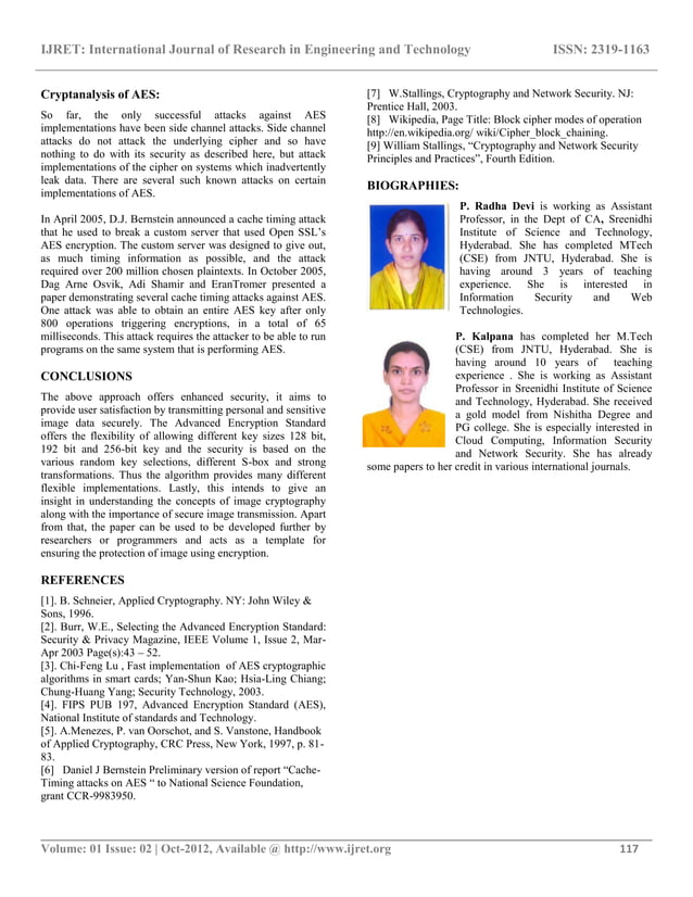 Secure image encryption using aes | PDF