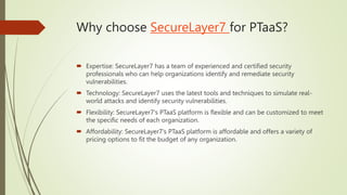 Pentesting as a service - Securelayer7 | PPTX
