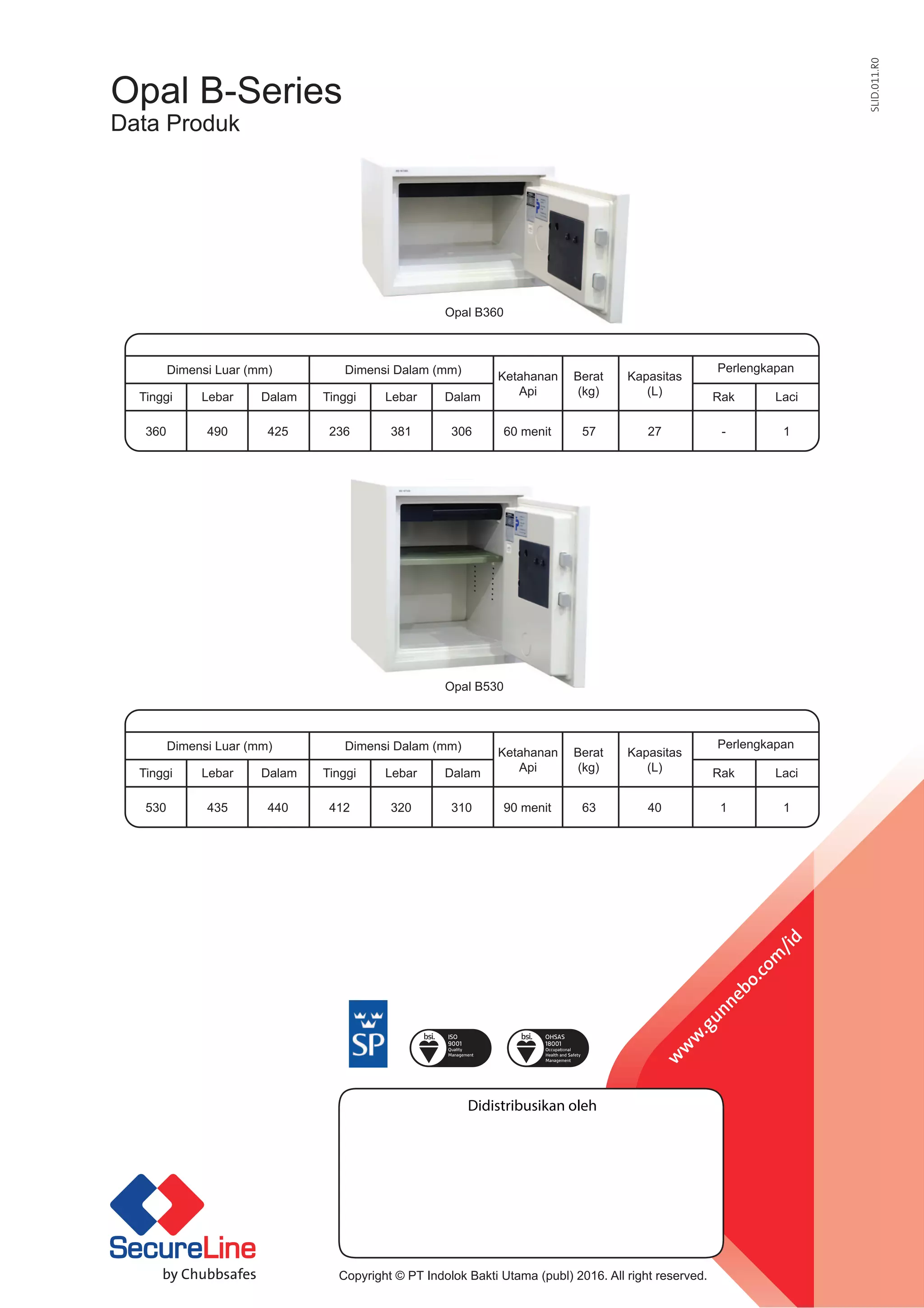 Secure line opal b series | PDF