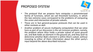 Secure mining of association rules in horizontally distributed databases | PPT