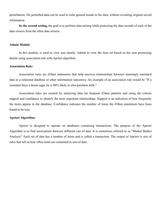 Secure mining of association rules in horizontally distributed databases | DOCX