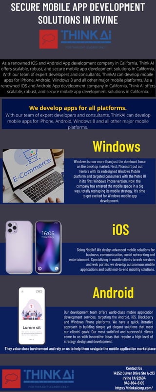 Secure mobile app development solutions in Irvine.pdf Secure mobile app development solutions in Irvine.pdf