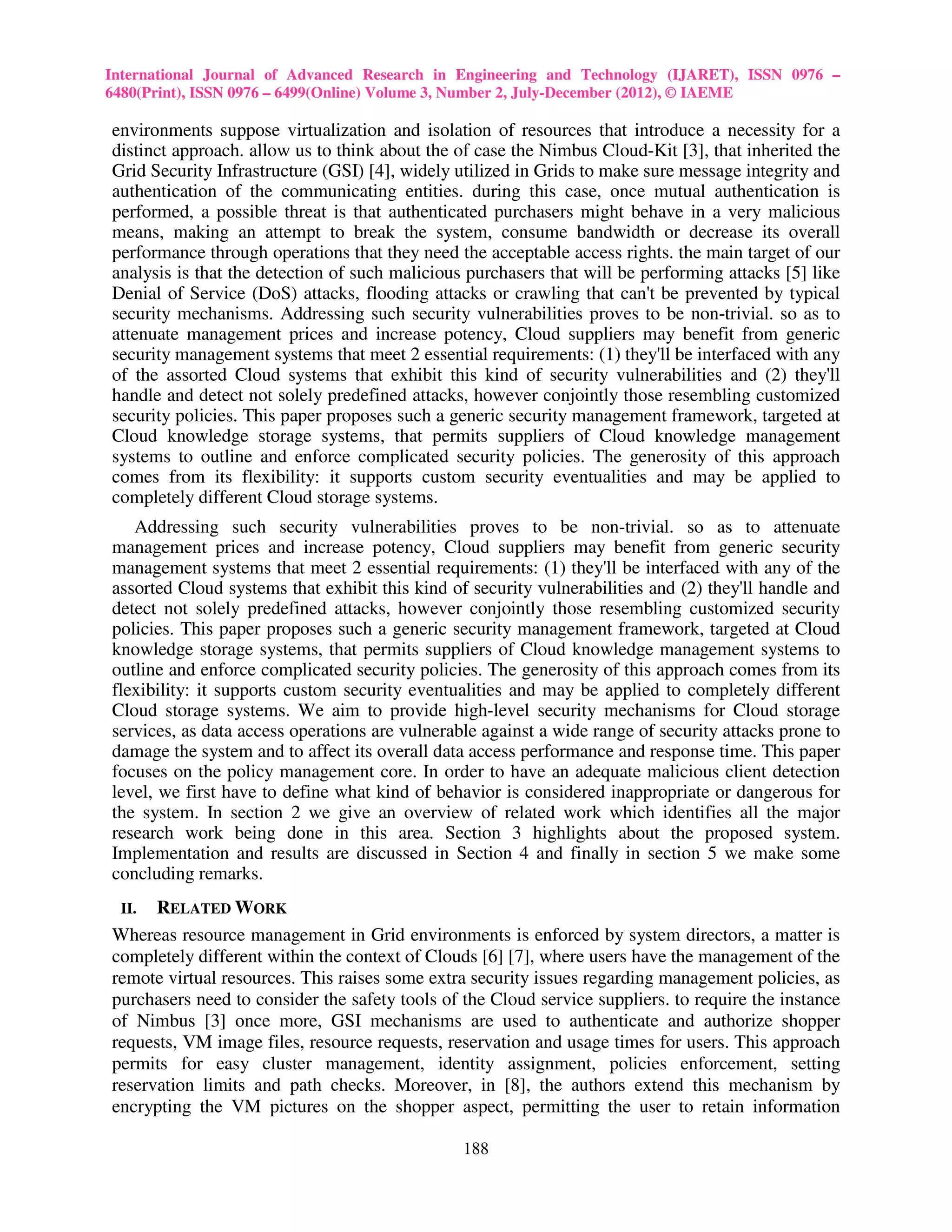 Secure Modelling Schema Of Distributed Information Access Management In