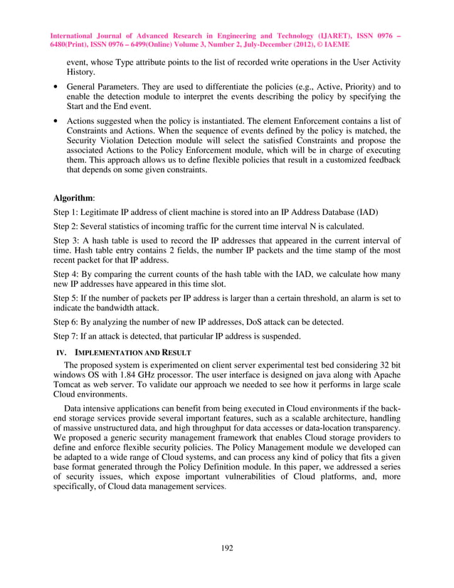 Secure Modelling Schema Of Distributed Information Access Management In