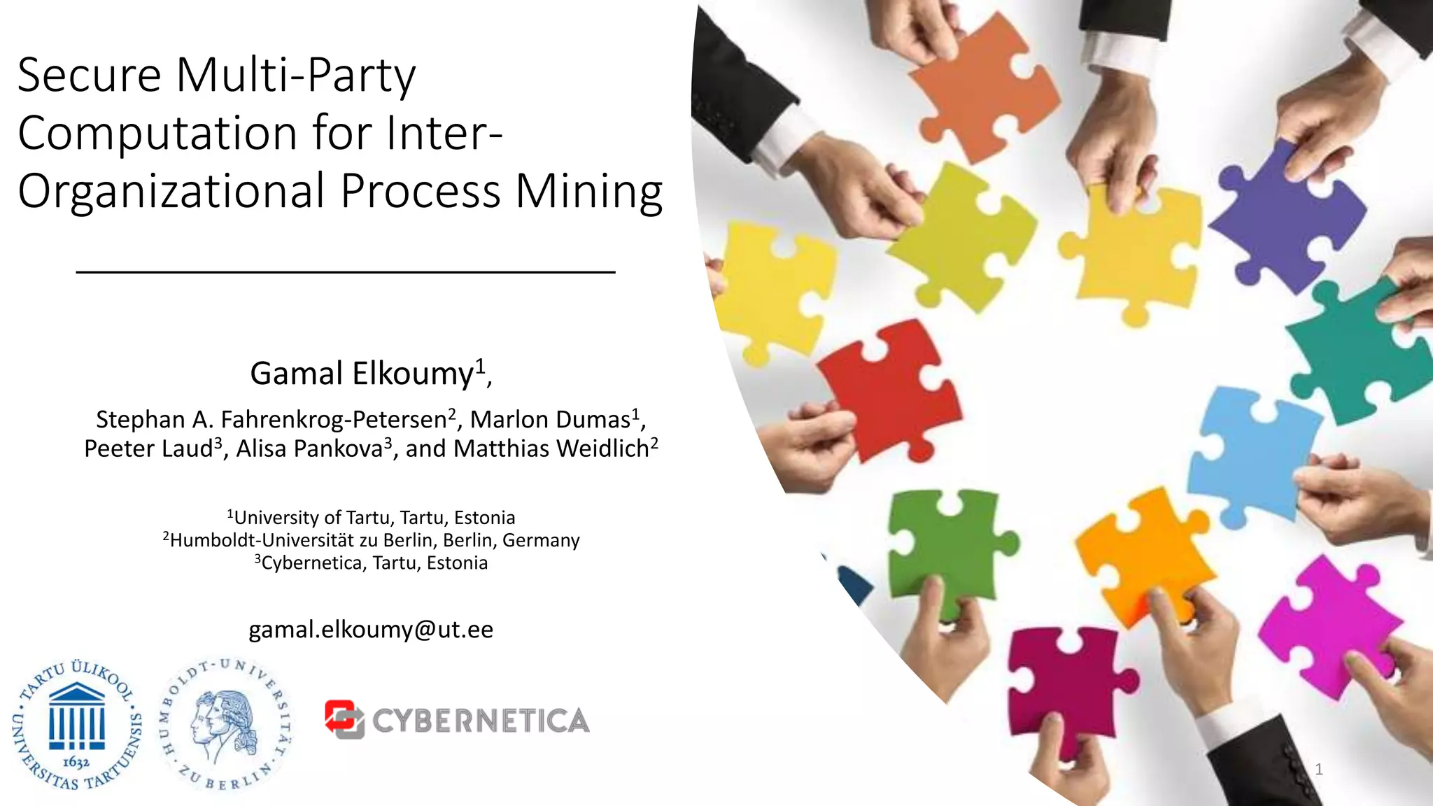 Secure Multi Party Computation For Inter Organizational Process Mining