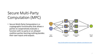 Secure multi party computation for inter-organizational process mining | PPT