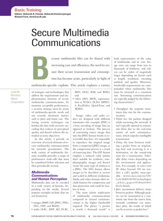 Secure multimedia | PDF