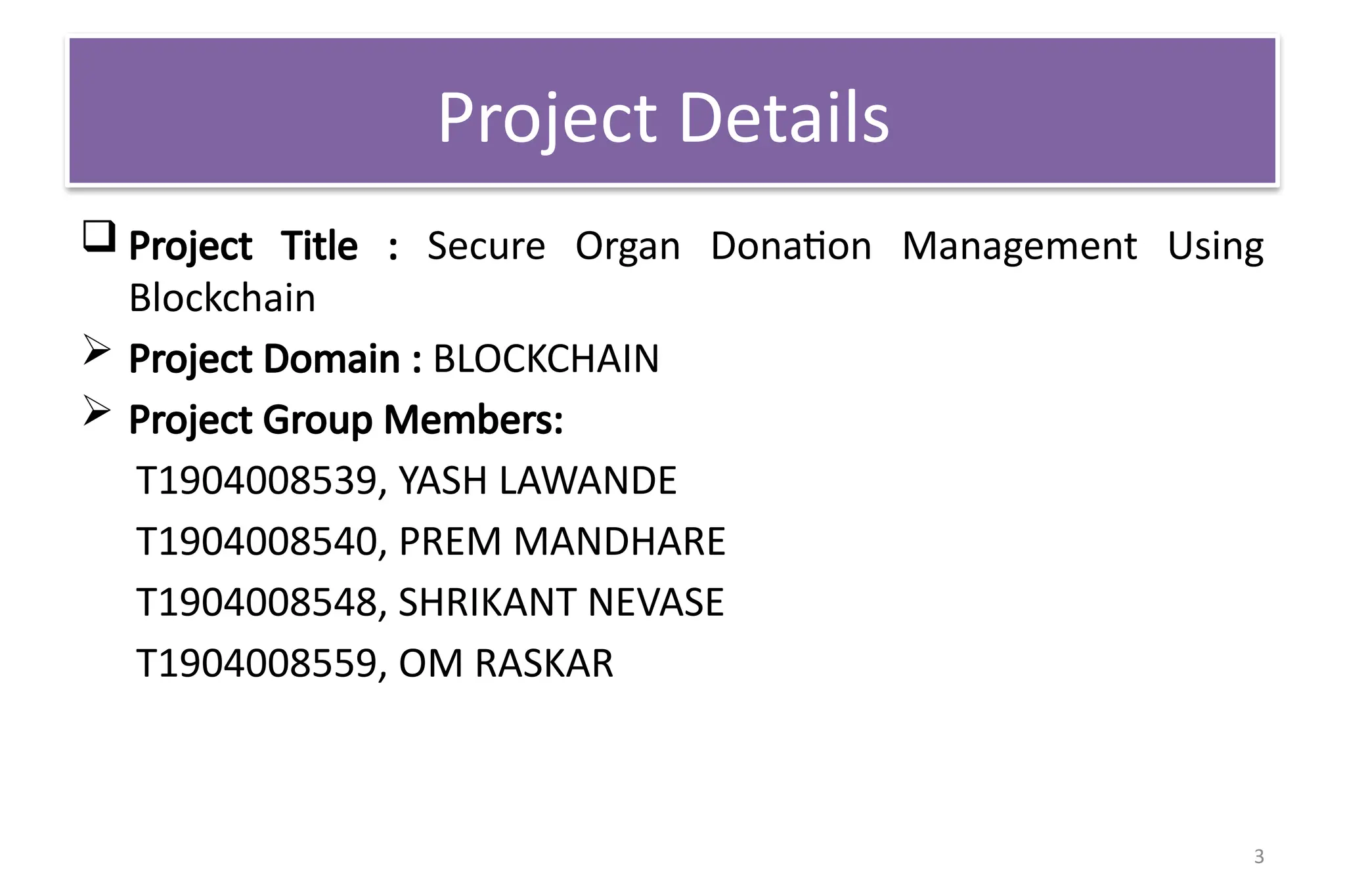 Secure Organ Donation Management Using Blockchainpptx