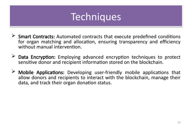 Secure Organ Donation Management Using Blockchainpptx