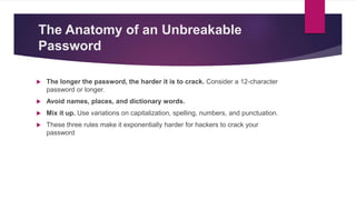 Secure passwords | PPT