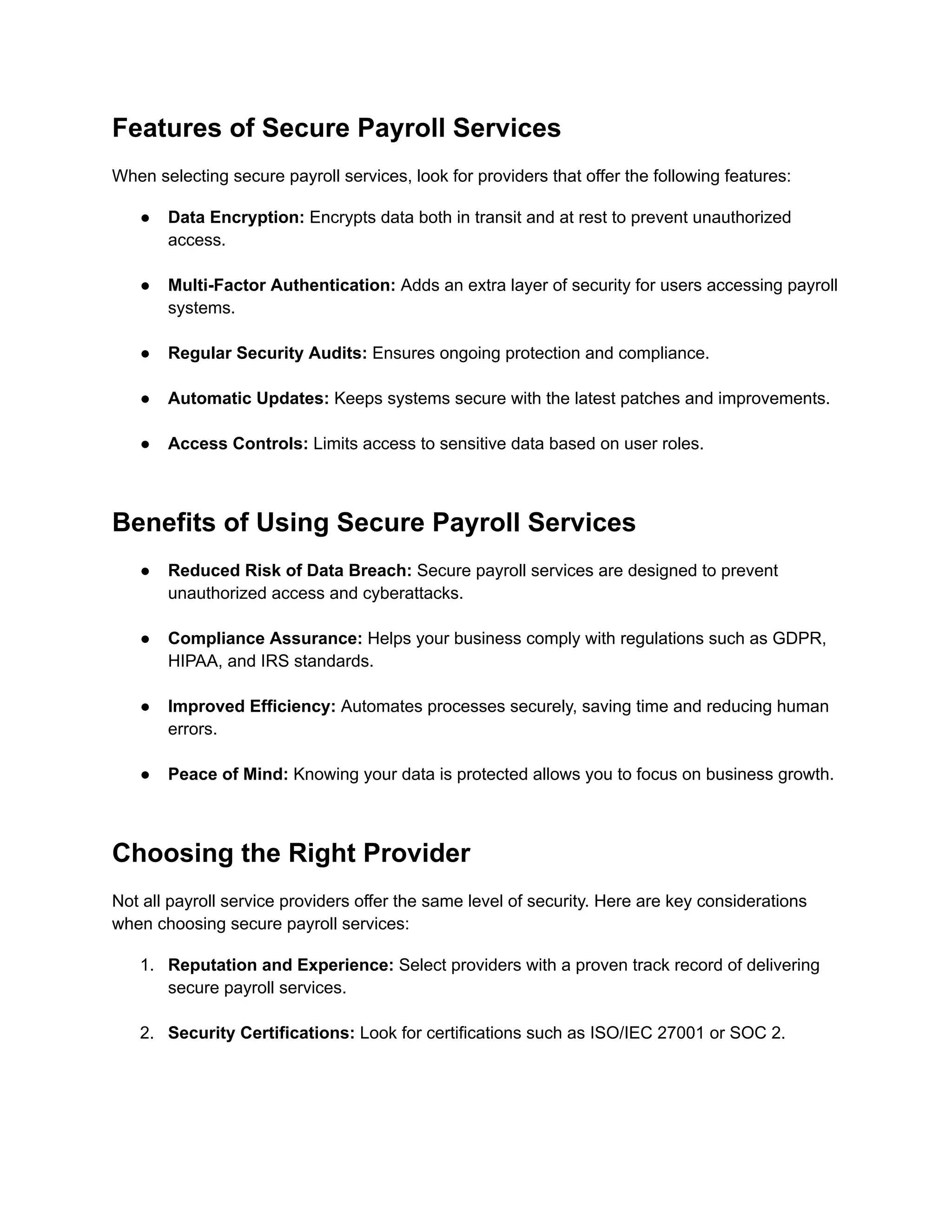 Secure Payroll Services: Why Protecting Payroll Data Matters More Than ...