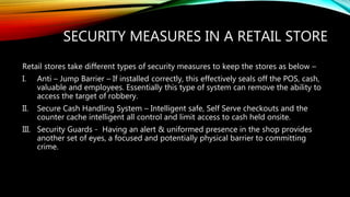 Secure retail | PPTX