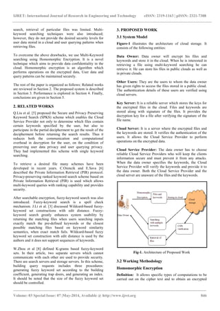 Secure retrieval of files using homomorphic encryption for cloud computing | PDF | Search | Internet